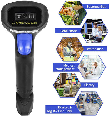 NSL3 Wired 1D Barcode Scanner - Handheld USB CCD Bar Code Reader(Code