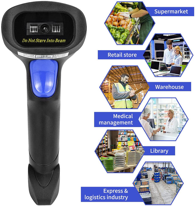 NSL3 Wired 1D Barcode Scanner - Handheld USB CCD Bar Code Reader(Code