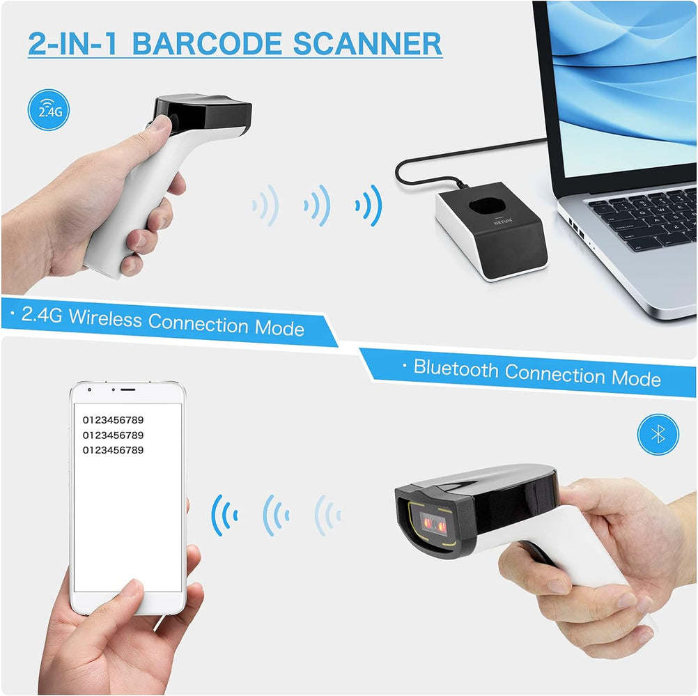 DS8100 Wireless Hybrid RFID Imager, NFC HF RFID Tags Reader and 1D/2D
