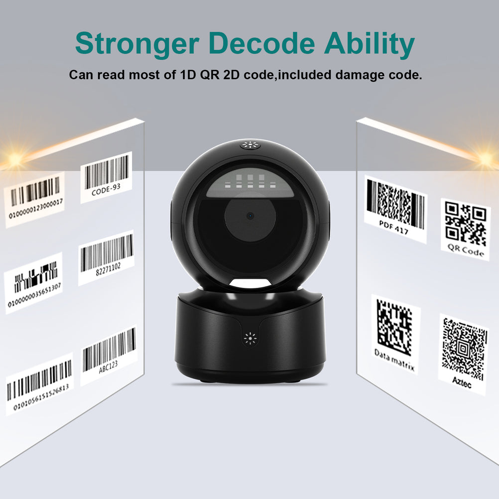 NetumScan Omnidirectional Desktop Barcode Scanner - NSA5