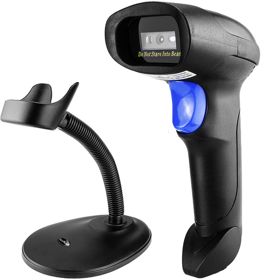 NetumScan Upgraded Version Wireless Barcode Scanner with Stand NSL8S